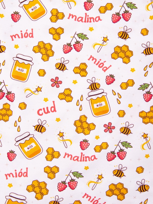 CUD, MIÓD, MALINA / body niemowlęce / kremowe | NadWyraz.com