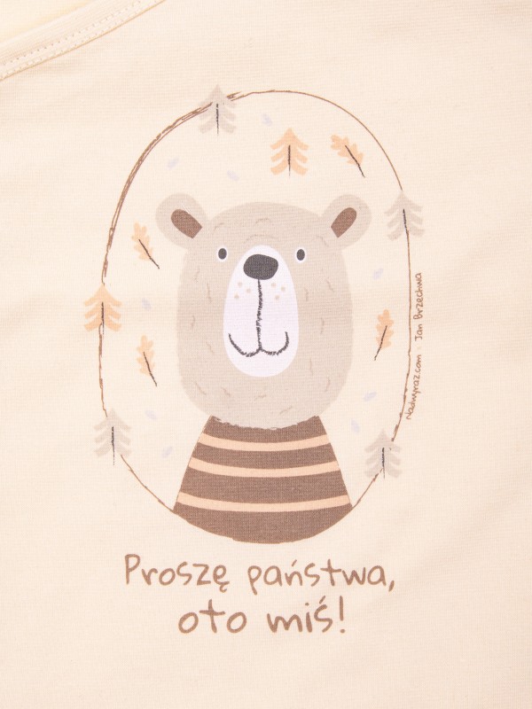 PROSZĘ PAŃSTWA, OTO MIŚ! / Brzechwa / komplet niemowlęcy / beżowy ...