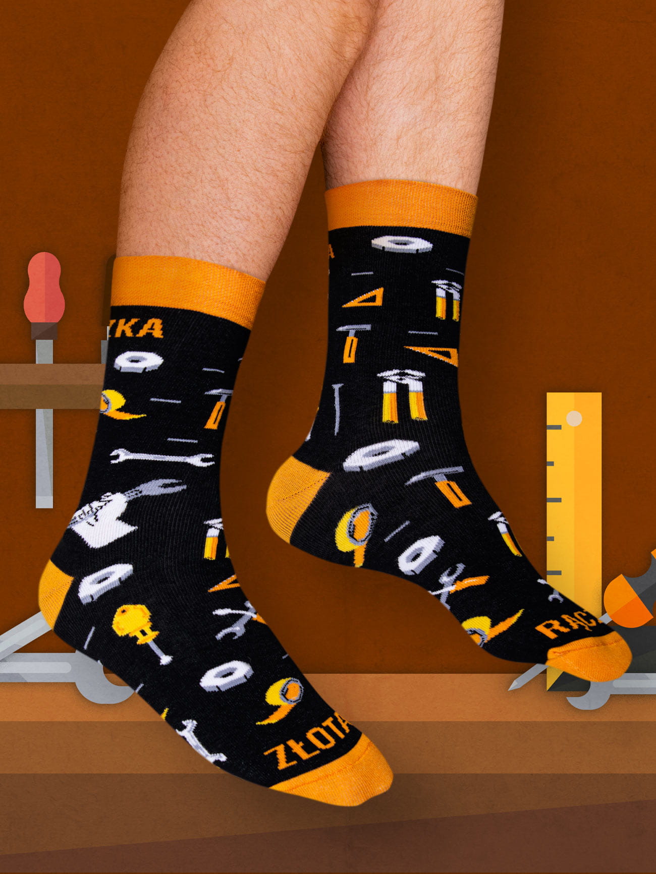 ZŁOTA RĄCZKA / skarpety