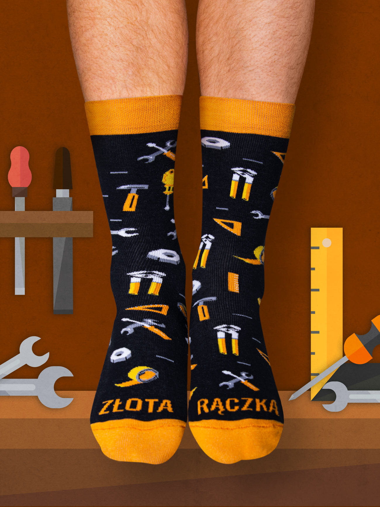 ZŁOTA RĄCZKA / skarpety