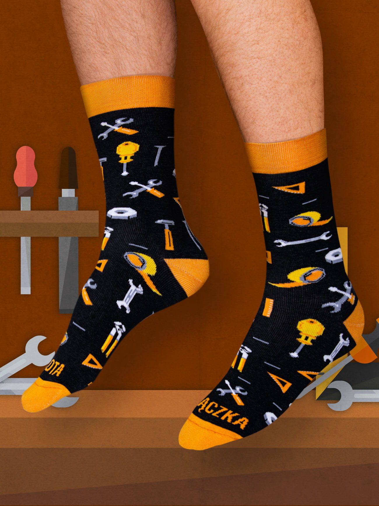 ZŁOTA RĄCZKA / skarpety