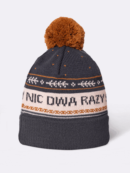 NIC DWA RAZY SIĘ NIE ZDARZA / czapka zimowa